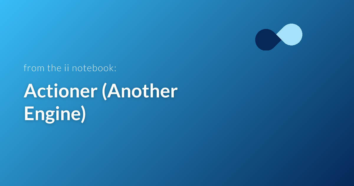 Actioner (Another Engine) | Infinity Interactive