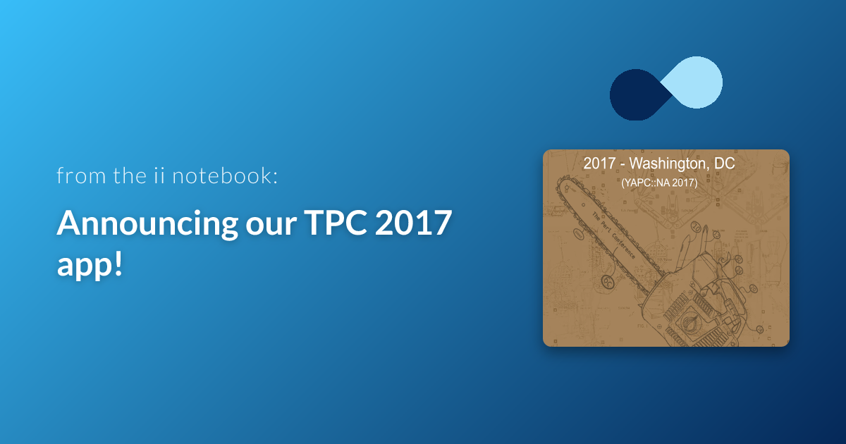 Announcing our TPC 2017 app! | Infinity Interactive